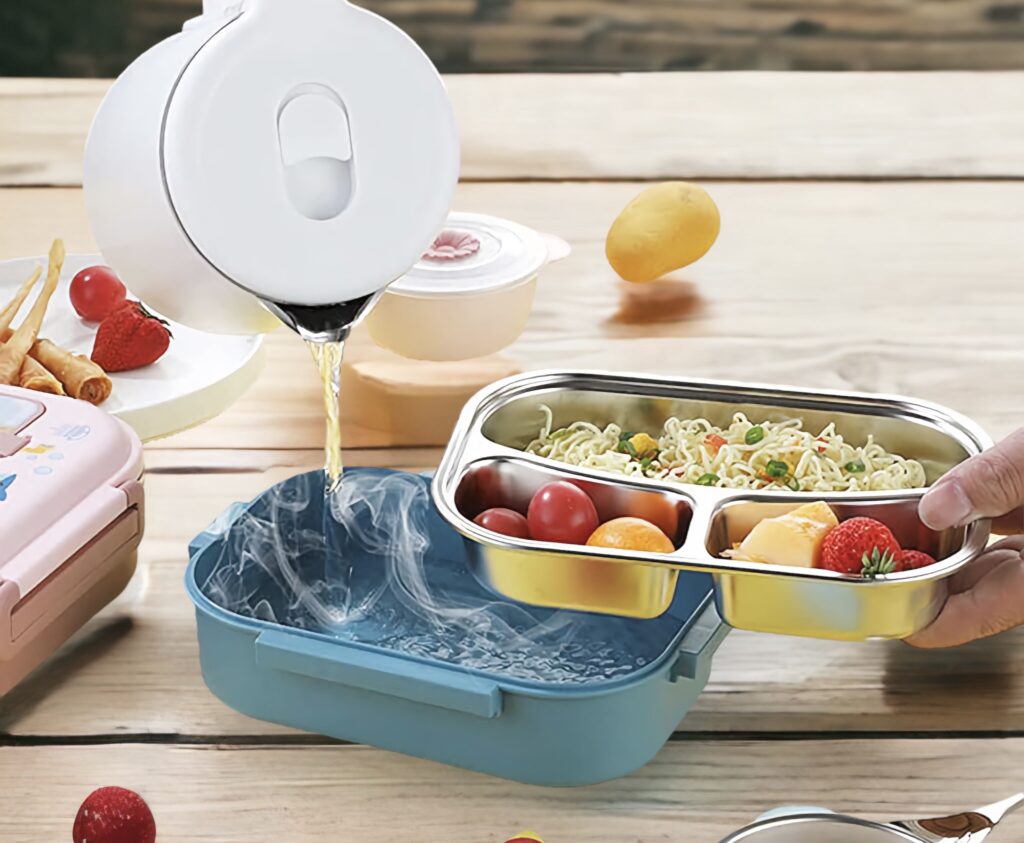 Ideal Lock Ocean Lunch Box Reusable Leakproof 3 Compartment with ...