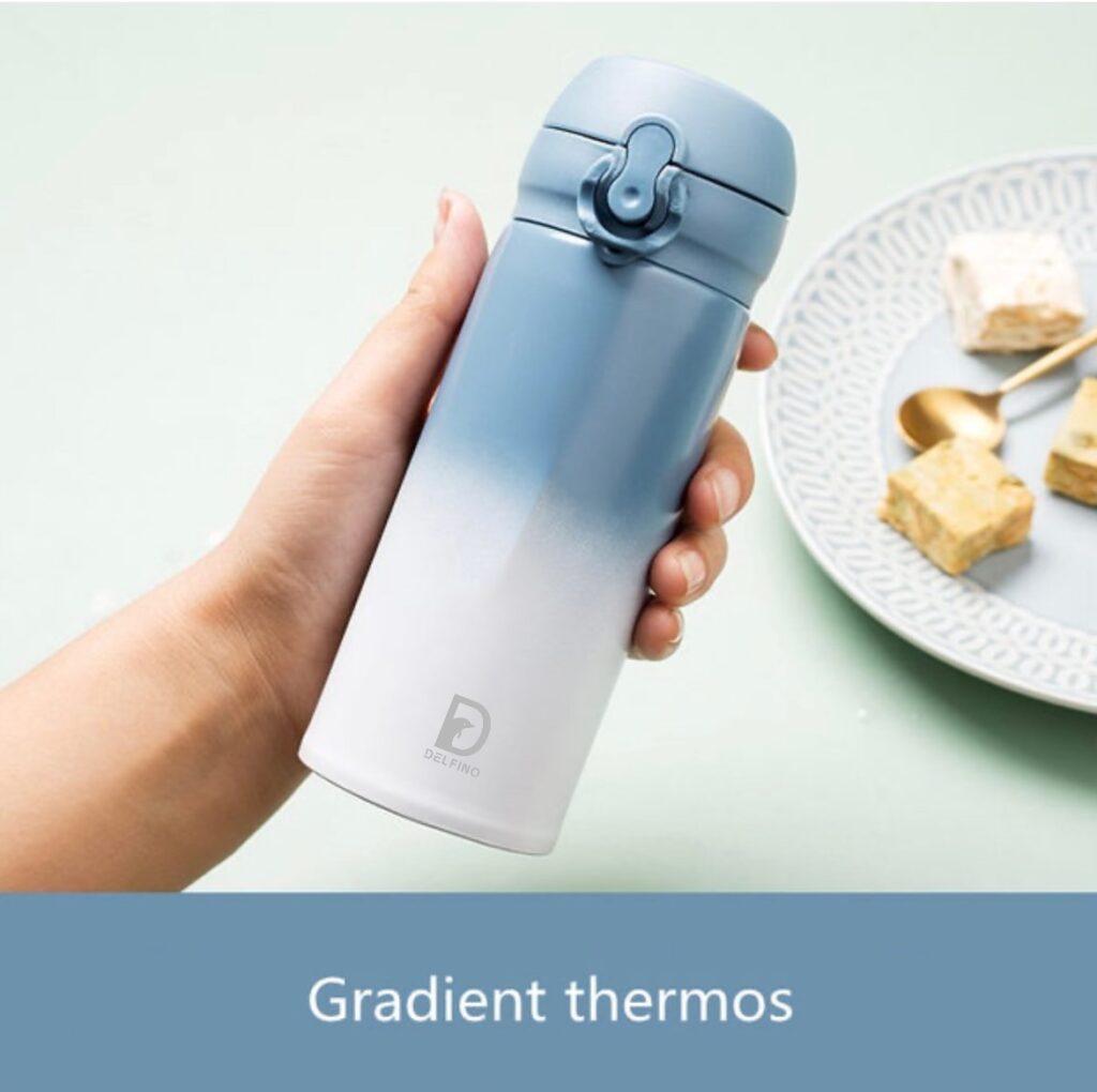 New Model Delfino Gradient Thermal Flask 350ml Vacuum Thermal Insulated ...