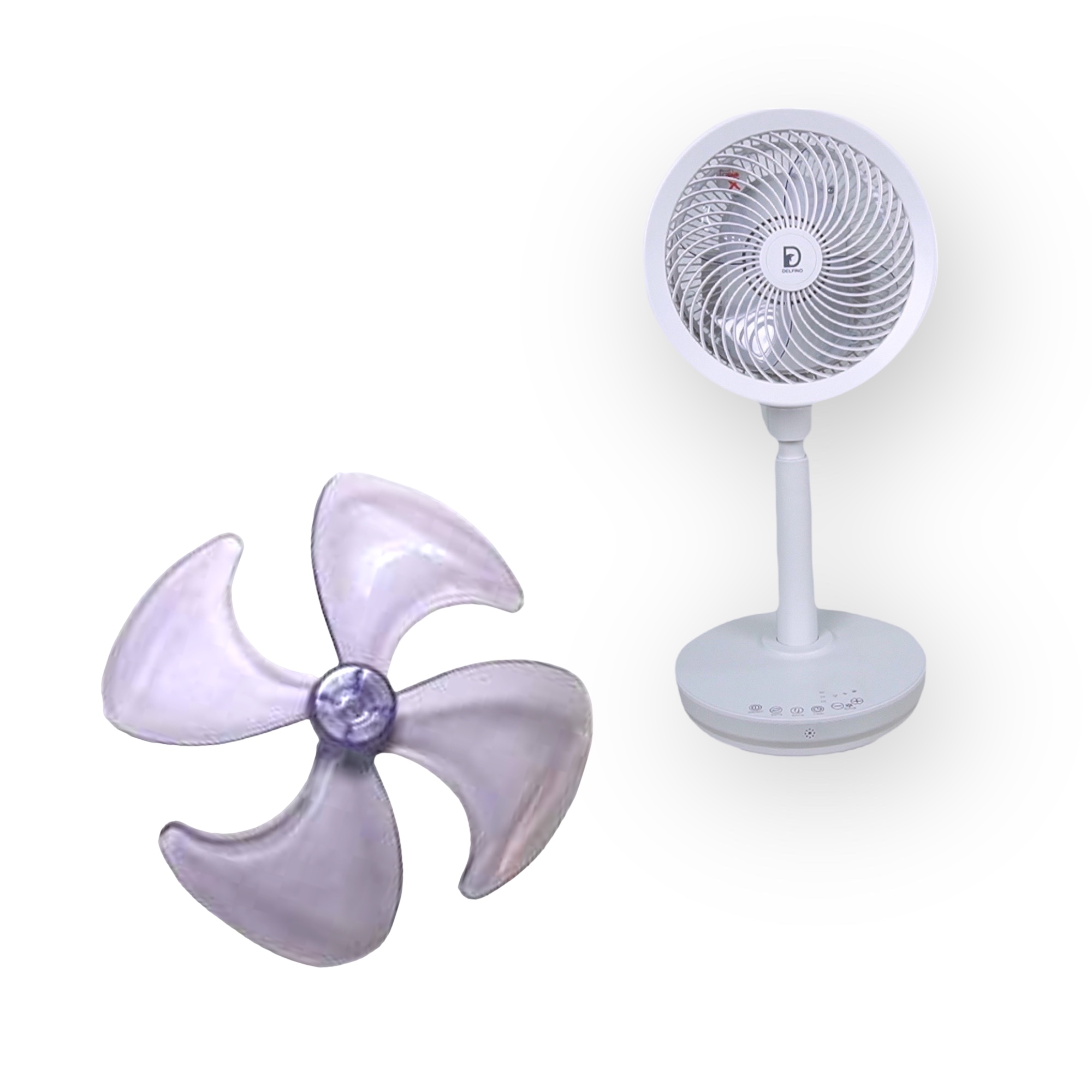 Replacement Fan Blades – Delfino Mr. Cool 360° Circulation Fan Dual ...
